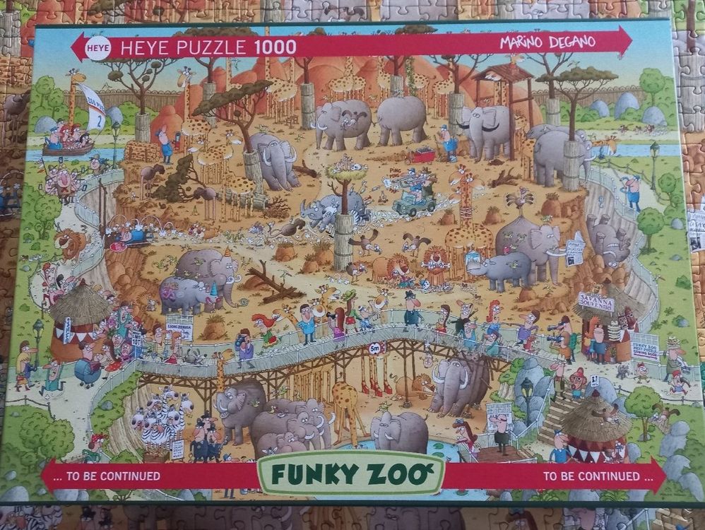Puzzle Funky Zoo African Habitat von Heye (Gebraucht) in Lachen SZ für CHF 10 – mit Lieferung ...