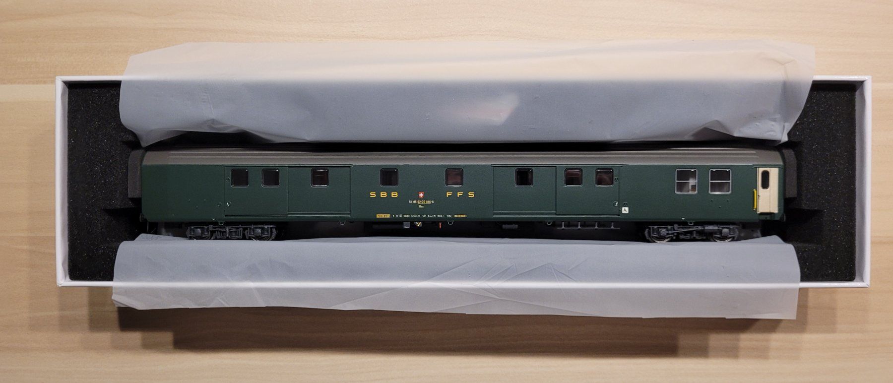 LS Models 472010 SBB CFF FFS Dms Gepäckwagen mit altem Logo (Neu und ...