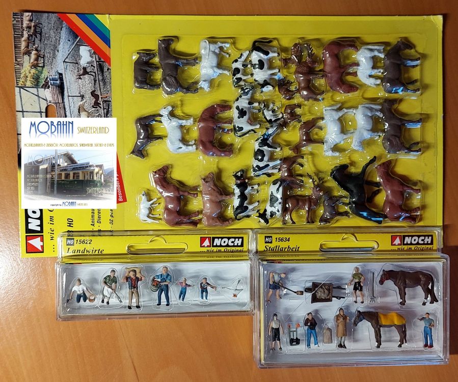 NOCH - Set "Bauernhof-Leben" - 1:87 (Neu und originalverpackt) in ...