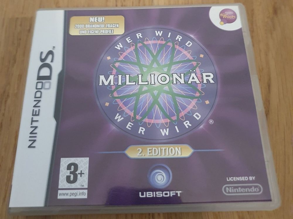 Wer wird Millionär 2.Edition Nintendo DS (Gebraucht) in Mühlethal für ...