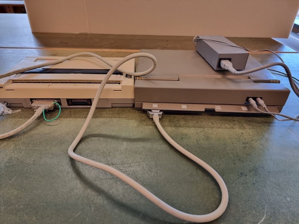 Olivetti Laptop Vintage M15 mit Drucker Brother M-1109 (Gebraucht) in ...