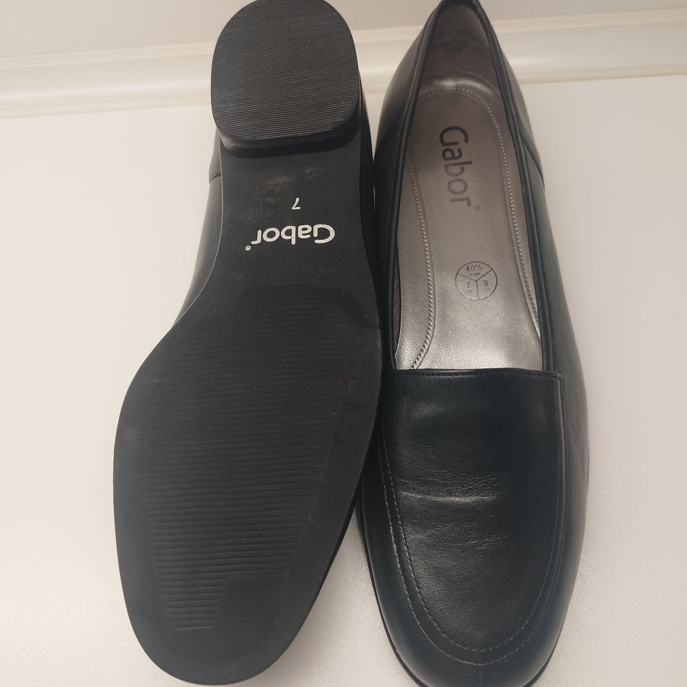 Gabor Mokassin / Loafer echtes Leder, wie neu Gr. 40,5 (Neu (gemäss ...