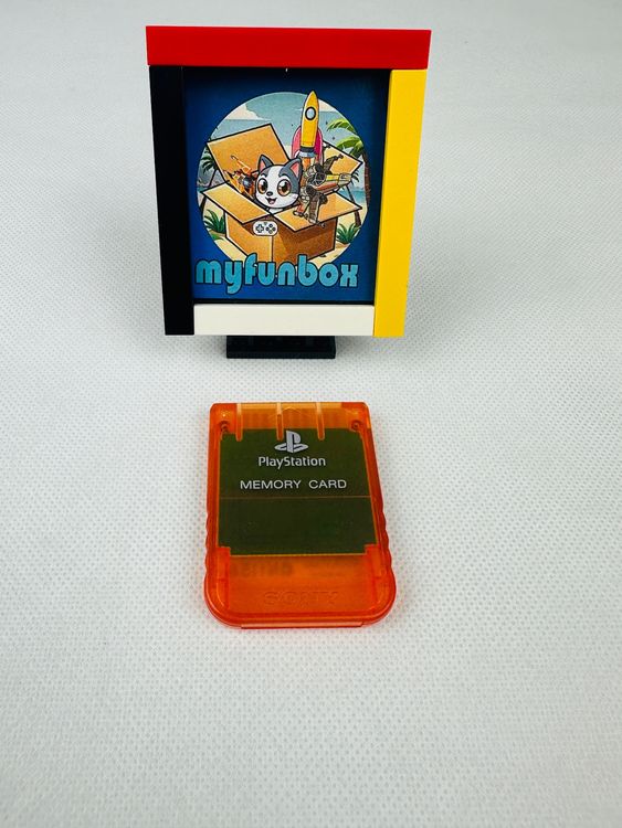 Playstation 1 PSX PS1 original Memory Card Trans. Orange (Gebraucht) in ...