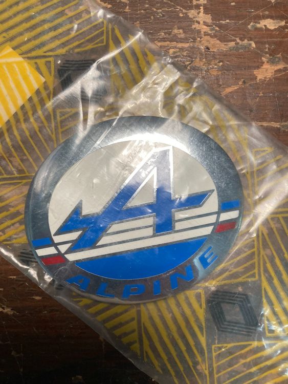 Alpine Logo Emblem selten Oldtimer Rarität Sammler Top! (Neu und ...