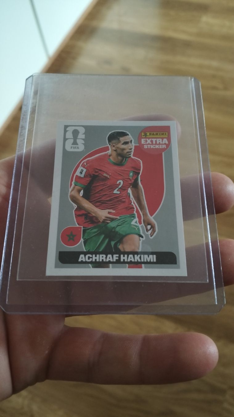 Panini World Cup Extra Sticker Achraf Hakimi 2026 Rare (Neuf (Voir ...
