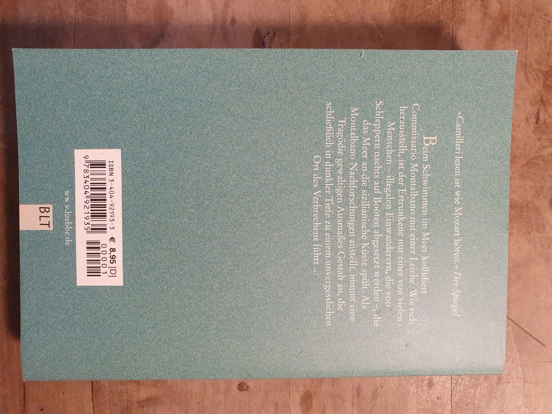 Das kalte Lächeln des Meeres Andrea Camilleri BLT (Gebraucht) in Zürich ...