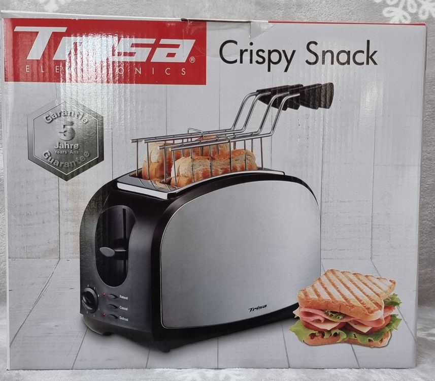 Trisa Crispy Snack Toaster (Neu und originalverpackt) in Steffisburg für CHF 28 – mit Lieferung ...