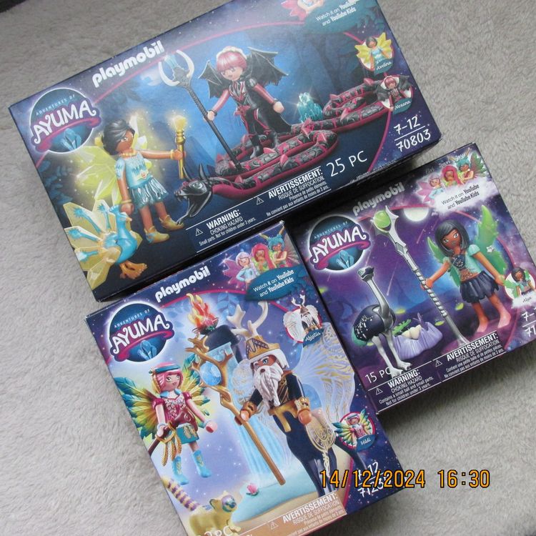 3 Playmobil Sets Ayuma 70803 71235 71033 Feen Elfen neu | Kaufen auf ...
