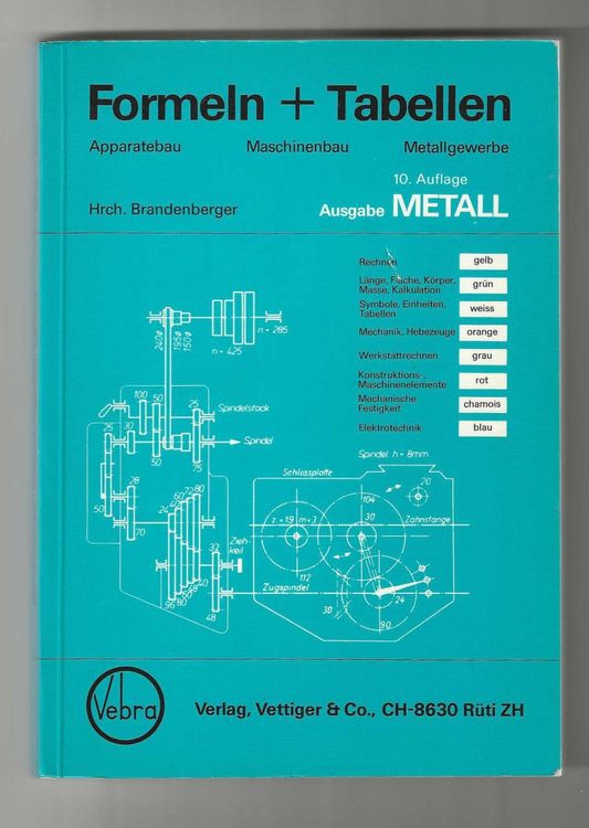 Formeln und Tabellen Von Hrch. Brandenberger (Gebraucht) in Worben für CHF 10 – mit Lieferung ...