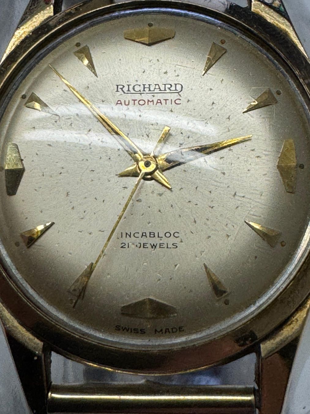 RICHARD Automatic 21 Jewels Incabloc – Vintage Swiss 1966 (Gebraucht ...