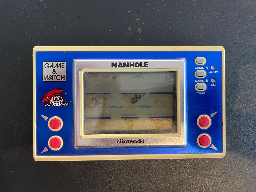 Nintendo Game&Watch Manhole BLAU | Kaufen auf Ricardo