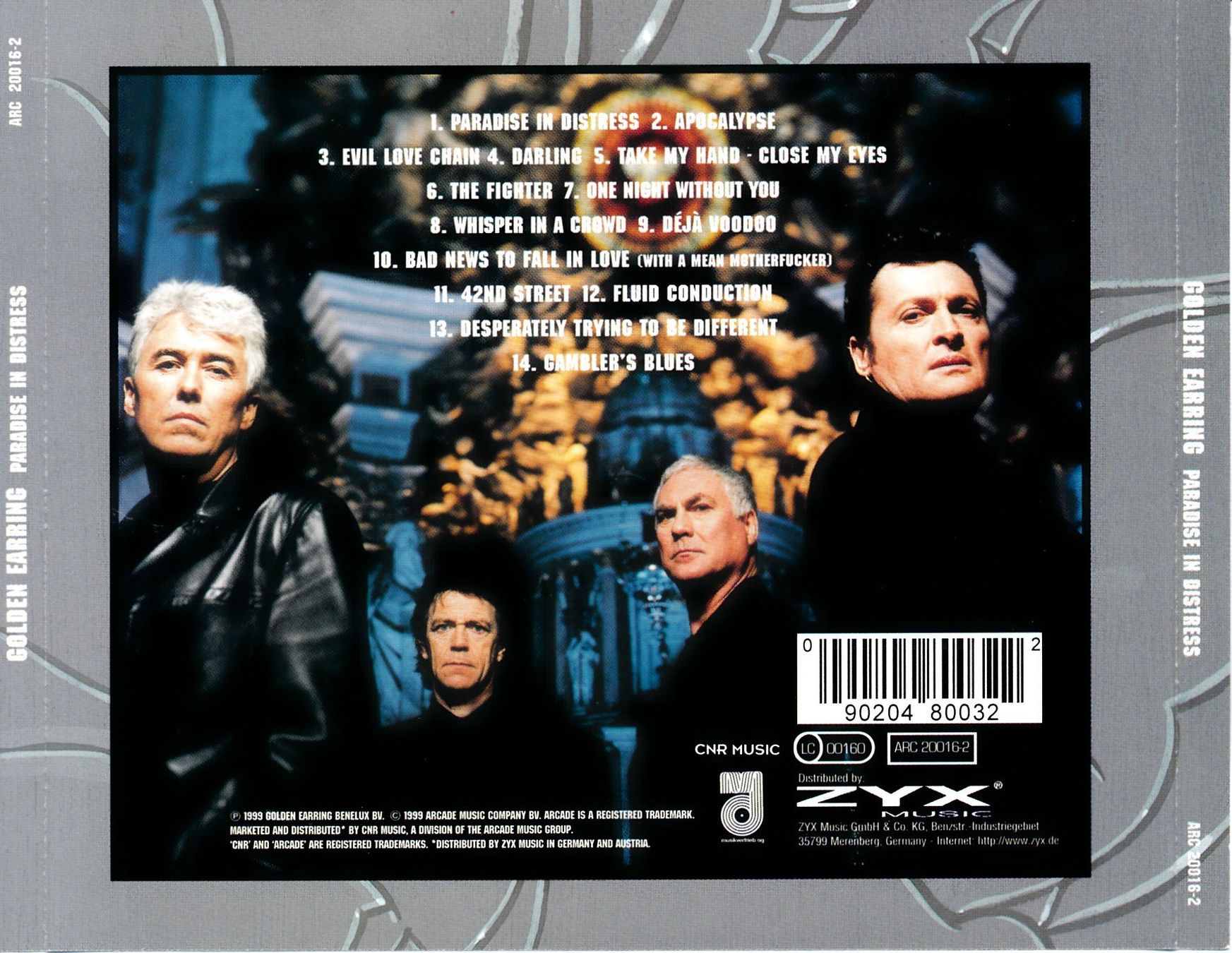 GOLDEN EARRING - PARADISE IN DISTRESS (CD) (Gebraucht) in Hedingen für ...