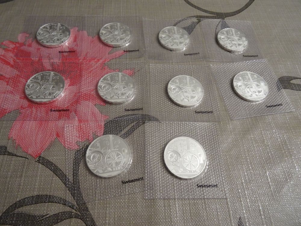 10 STÜCK 20 Franken 2025 Jean Tinguely (Neu und originalverpackt) in Olten für CHF 390 – mit ...