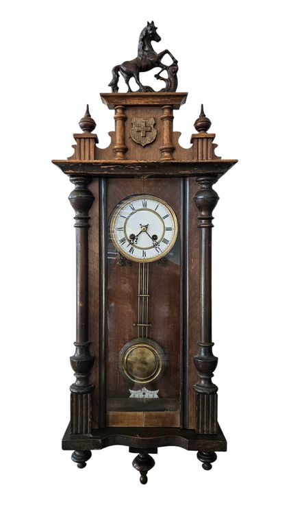 Ancienne pendule murale style Suisse fin XIX siècle (D'occasion) à ...