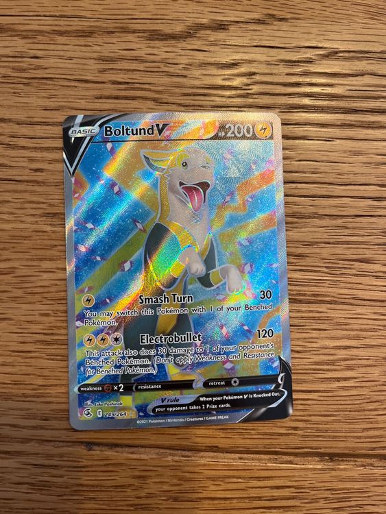Pokemon Boltund V full art ab 1.- (Neu (gemäss Beschreibung)) in Frauenfeld für CHF 1 – mit ...