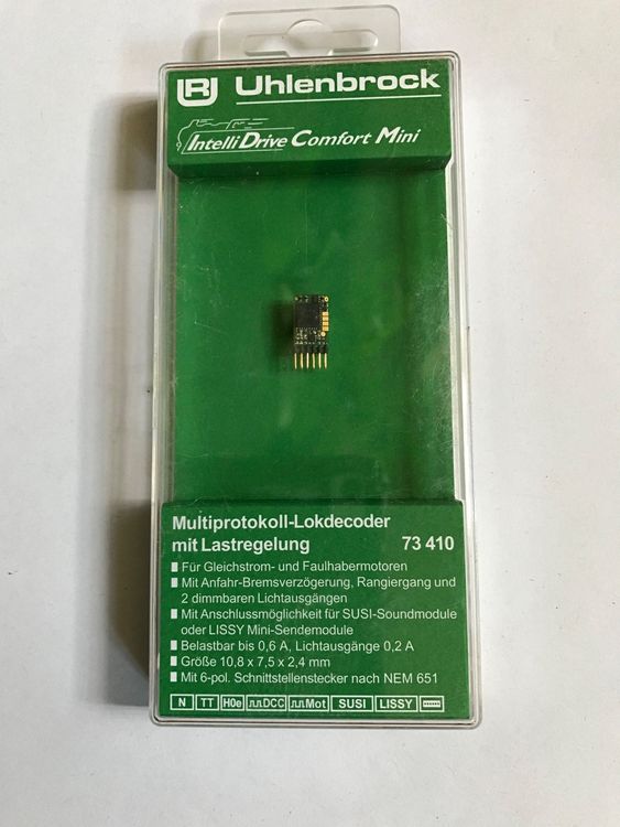 uhlenbrock 73410, multiprotokoll lokdecoder mit lastregelung (Gebraucht) in liestal für CHF 19.9 ...