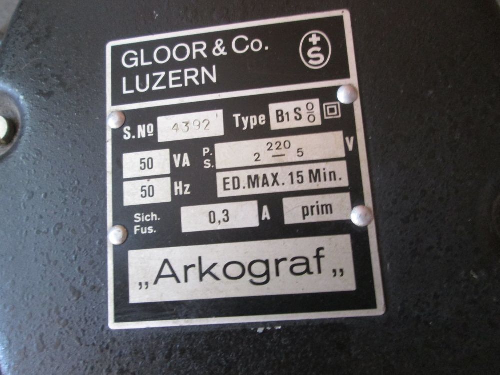 Elektro-Metallbeschrifter ARKOGRAF (Gebraucht) in Steffisburg für CHF ...