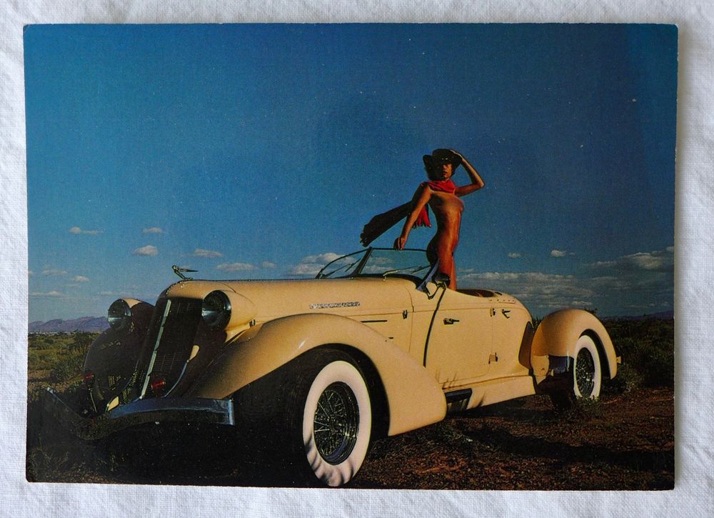 AK EROTIK PIN UP mit Oldtimer, Photo R. Weisser (Gebraucht) in Wallisellen für CHF 6 – mit ...