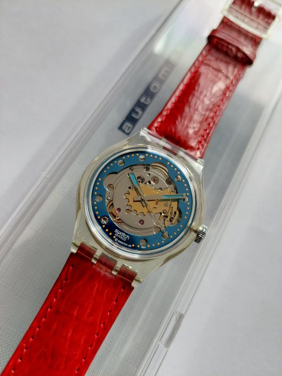 Swatch Automatik SAK101 RED AHEAD (Neu und originalverpackt) in Spiez ...