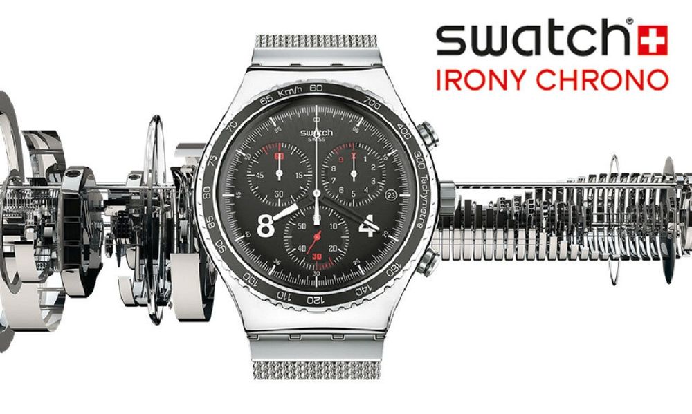 Swatch BLACKIE New Irony Chrono ★ ungetragen | Kaufen auf Ricardo