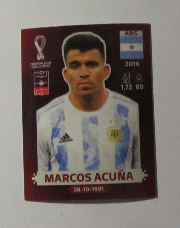 Panini WM 2022 - Marco Acuna - ARG 5 | Kaufen auf Ricardo