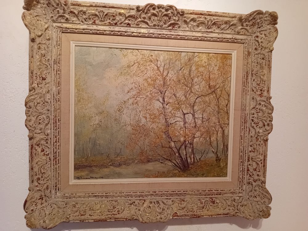 Oelbild Simon Kramer cm 48 x 36 cm, mit Rahmen cm 67 x cm 59 (Gebraucht ...