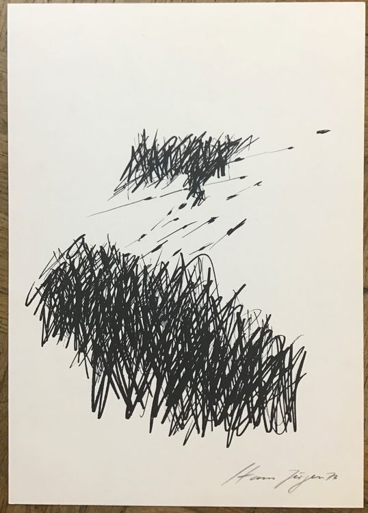 Sehr Interessante Lithographie Unleserlich Signiert | Kaufen auf Ricardo