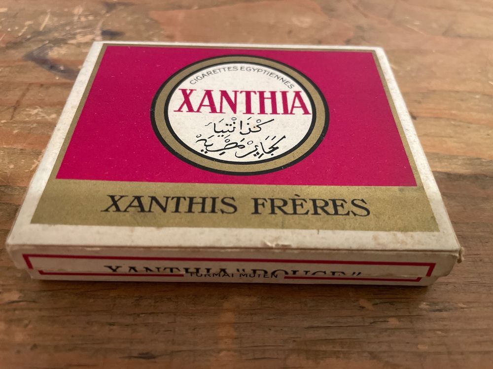 Antike Xanthia Frères Zigarettenschachtel aus Karton | Kaufen auf Ricardo