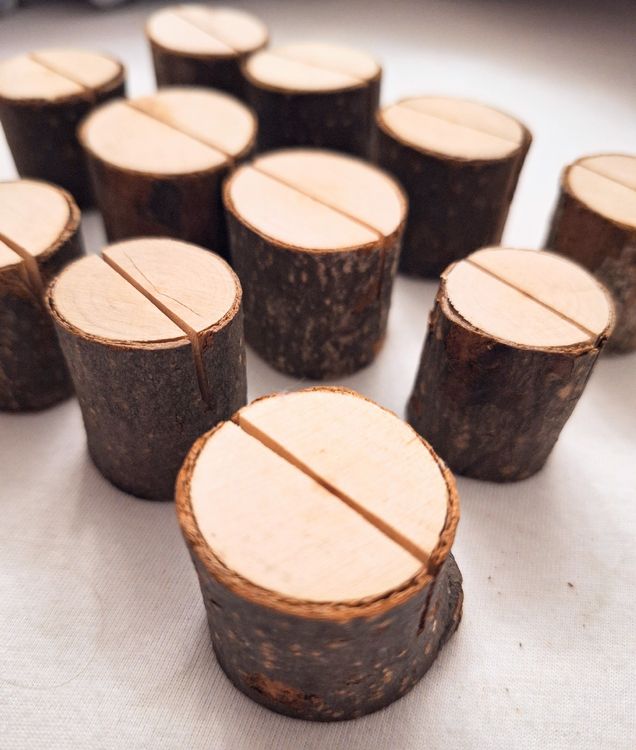 Rustic Wooden Place Card Holders, 12 Pieces (Gebraucht) in Volketswil ...