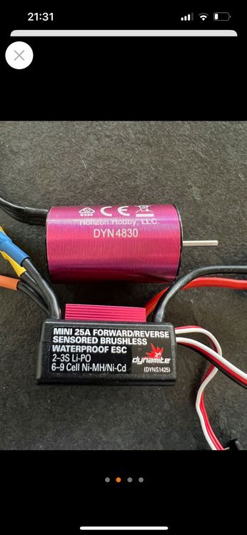 Dynamite Mini 4500kV Brushless-Motor m. Regler (Gebraucht) in Lausanne ...