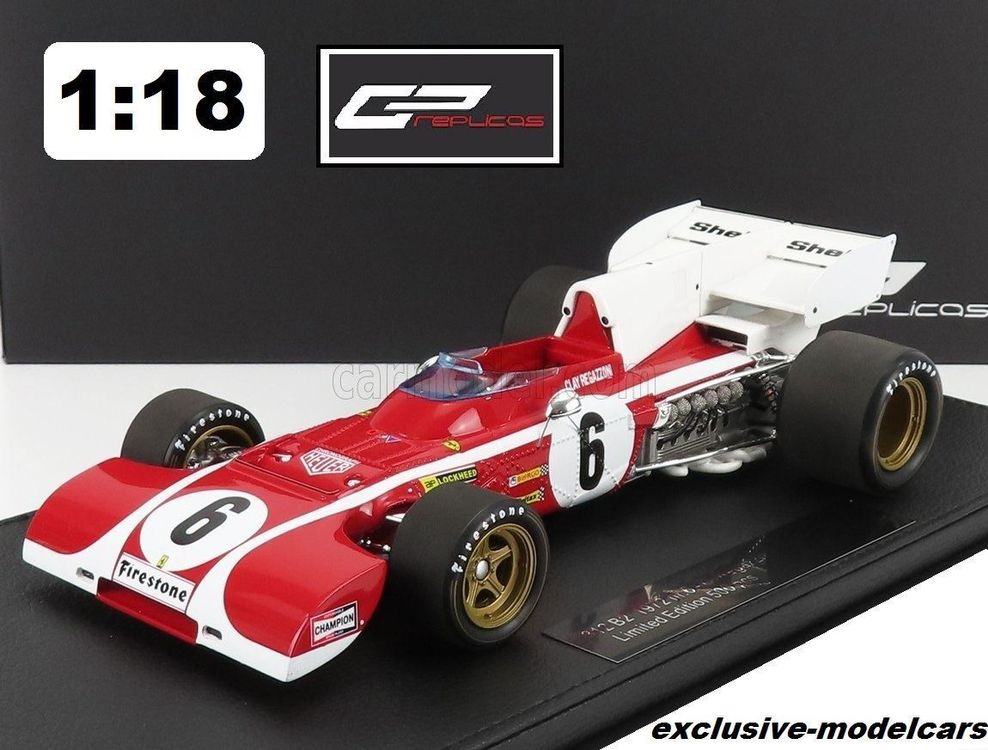FERRARI 312B2 #6 Kyalami 1972 (C.Regazzoni) 1:18 GP Replicas (Neu und originalverpackt) in ...