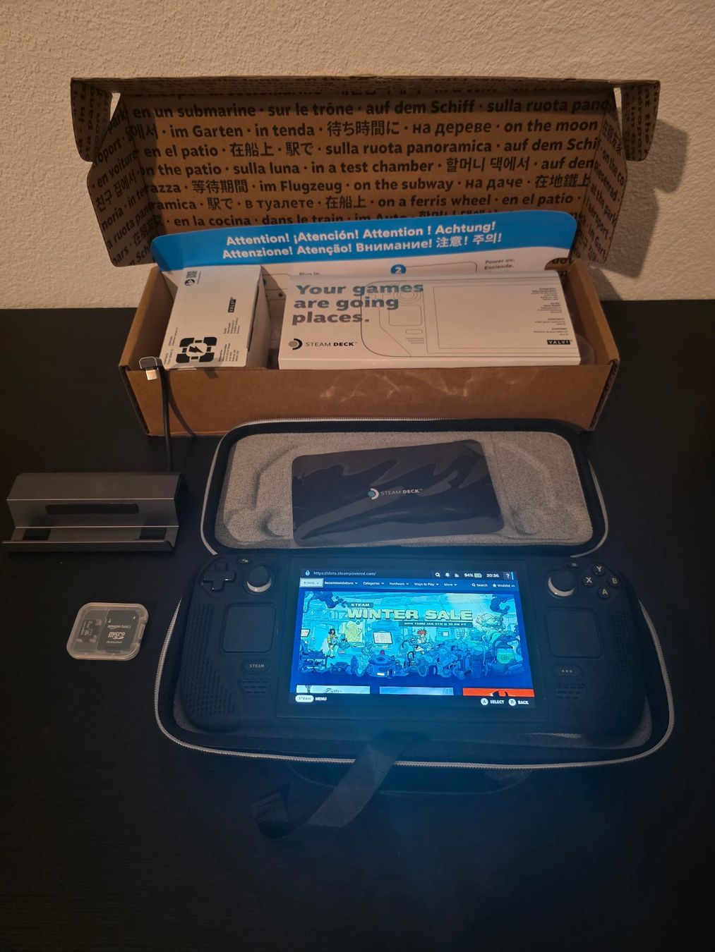 Steam Deck LCD 512GB mit 512 GB Karte und Ladestation (Gebraucht) in ...