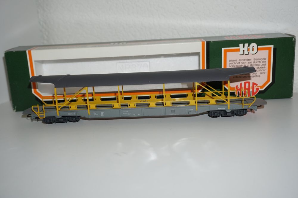 HAG 371 - BLS Autoverladewagen H0/DC (Gebraucht) in Matten b. Interl ...