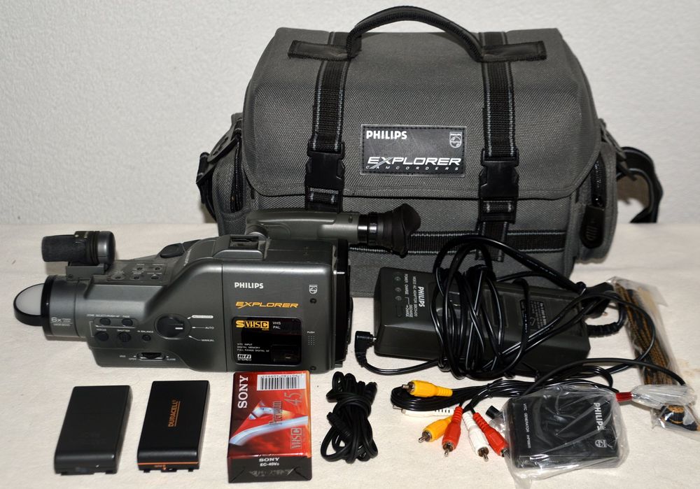 Camcorder S-VHS-C Philips Explorer VKR9010 caméscope (Gebraucht) in ...