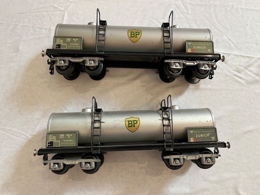 Buco BP Tankwagen / Kesselwagen 4 achsig 2 Stk. Spur 0 | Kaufen auf Ricardo