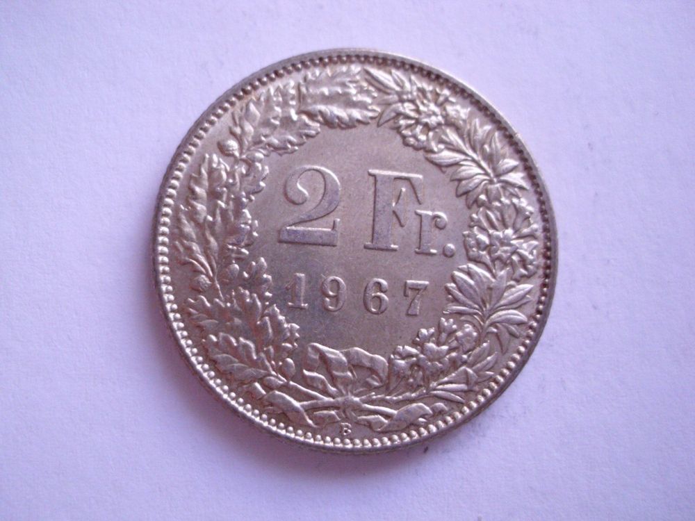 2 Franken 1967 (Gebraucht) in Birsfelden für CHF 6 – mit Lieferung auf Ricardo kaufen