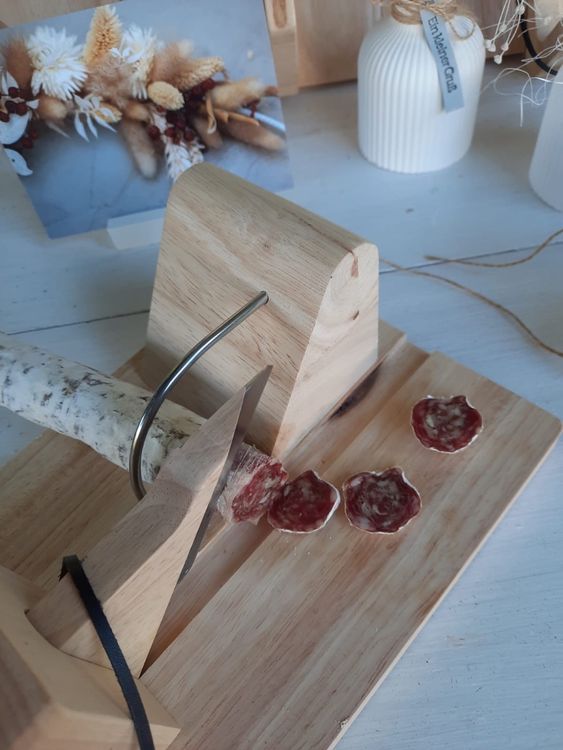 Wurst Gemüse Hobel aus Holz mit / ohne Text super Geschenk (Neu und ...