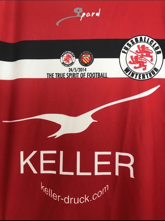FC Winterthur FCW Matchworn Trikot 2013/14 FC United (Gebraucht) in ...