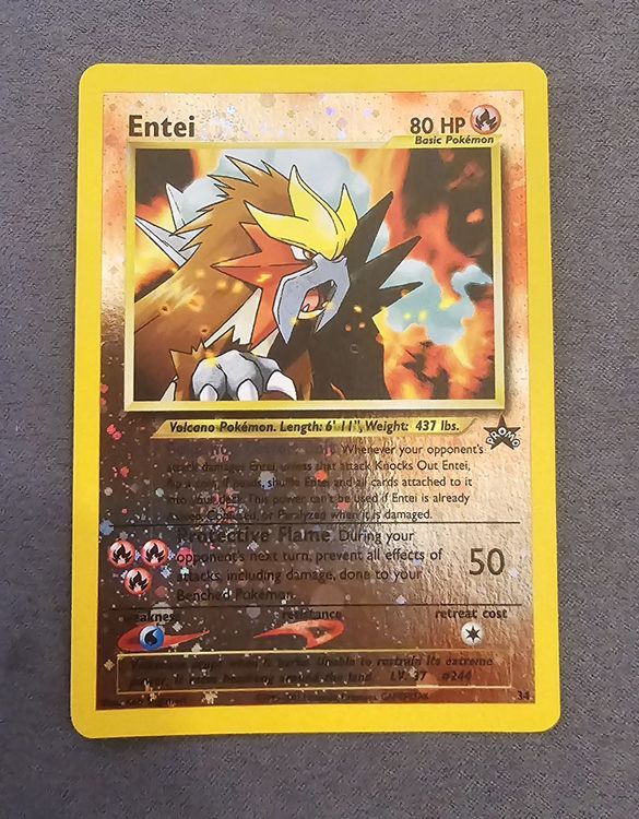 Carte Pokémon Entei promo (Neu (gemäss Beschreibung)) in Cointrin für ...