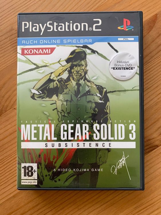Metal Gear Solid 3 Subsistence (Gebraucht) in Laufen für CHF 7 – mit ...