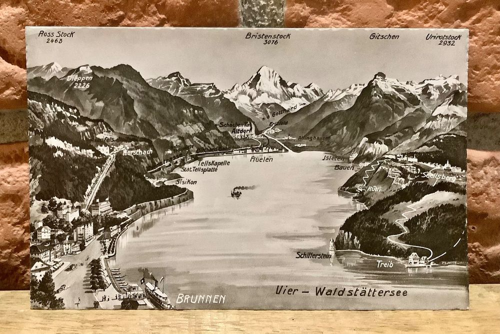 Alte AK - Urnersee mit Brunnen - Vierwaldstättersee - Alpen | Kaufen auf Ricardo