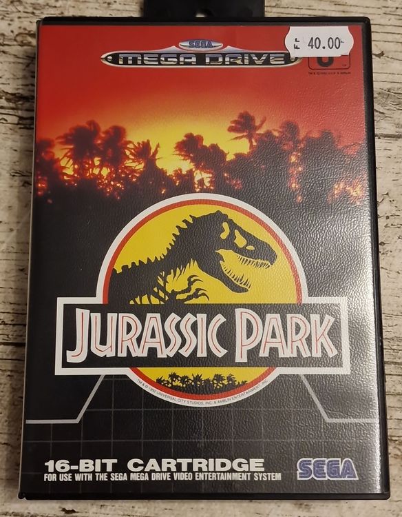 Jurassic Park Sega Mega Drive Spiel Cartridge Rarität. OVP | Kaufen auf Ricardo