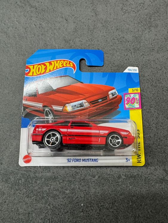 Hot Wheels 92 Ford Mustang Rot | Kaufen auf Ricardo