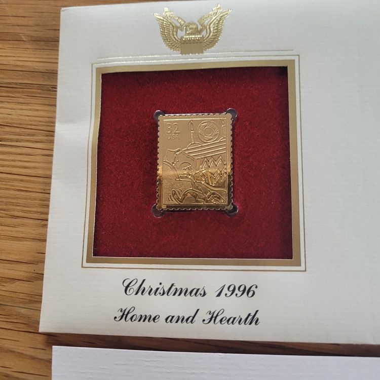 Brief mit Vergoldene Vignette USA 24 Cararts North Pole 96 (Gebraucht ...