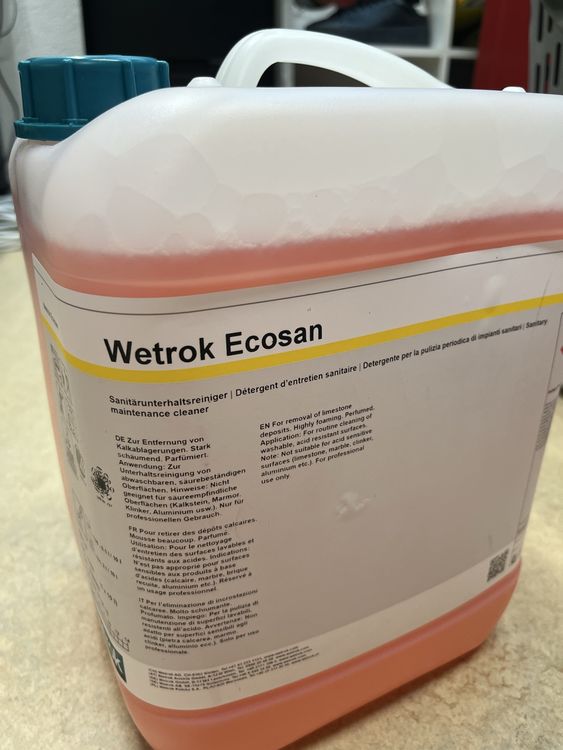 Wetok Ecosan Sanitärreiniger 10l neu & ungeöffnet (Neu und originalverpackt) in Windlach für CHF ...
