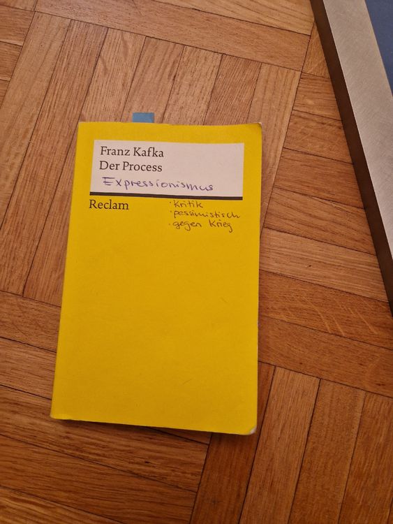 Franz Kafka - Der Process (Gebraucht) in Schlieren für CHF 10 – mit ...