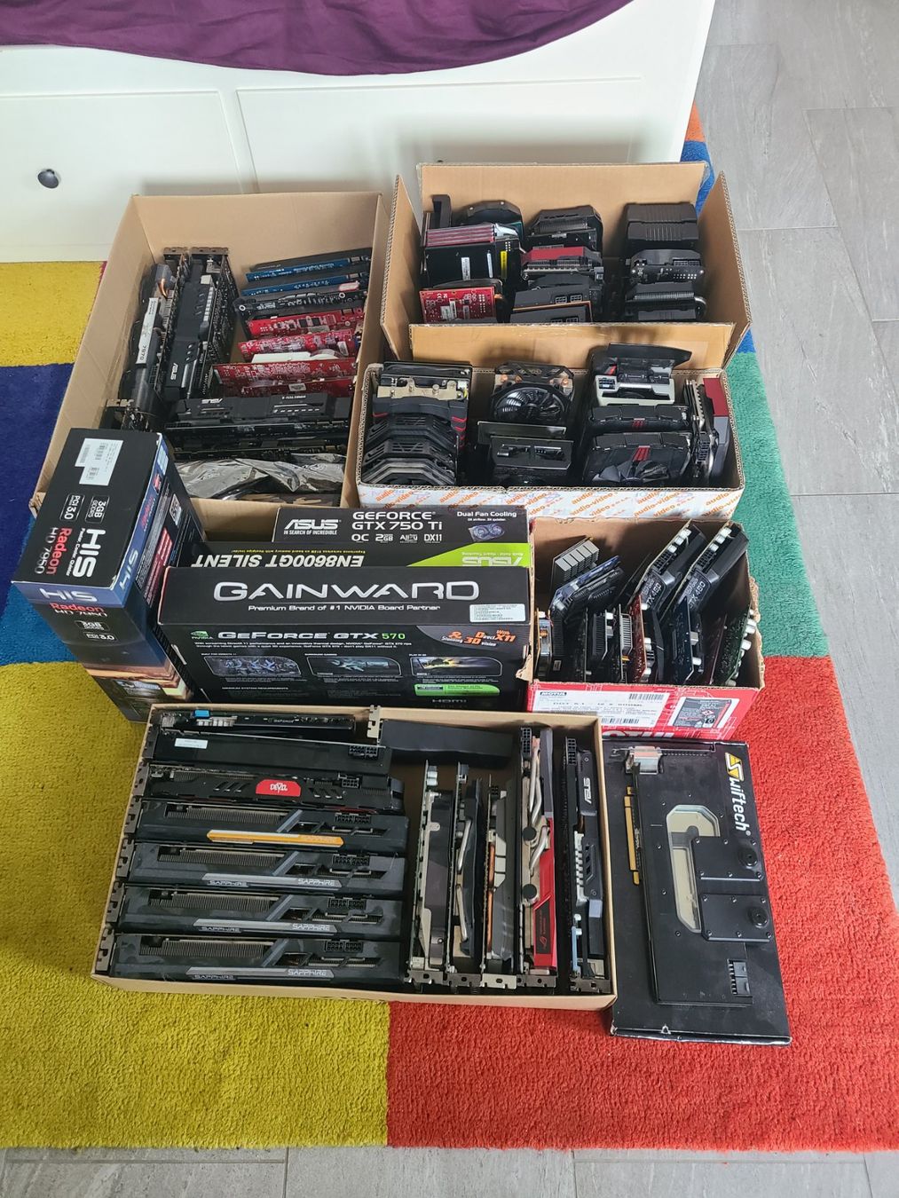Collection de carte graphique [81 gpu] (Gebraucht) in St-Sulpice VD für ...