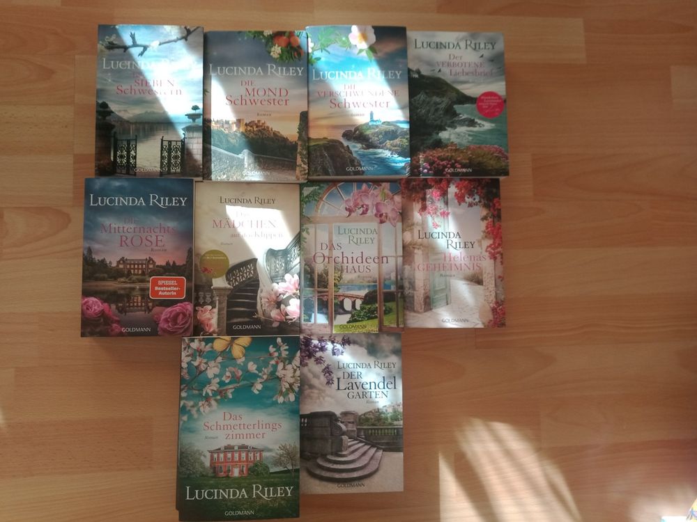 10x Lucinda Riley sieben Schwestern Roman Romane (Gebraucht) in Wangen ...