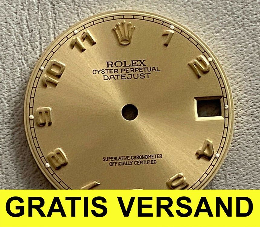 NEU! ROLEX OYSTER PERPETUAL DATEJUST Zifferblatt 23mm (Gebraucht) in Norderstedt für CHF 350 ...