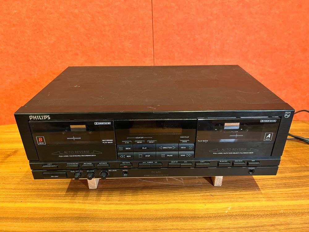 Philips FC670 Kassettendeck – Klassiker für Hi-Fi-Liebhaber (Gebraucht ...